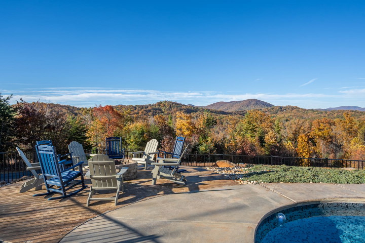 Big Mt View Pool Hot Tub Game Rm Theater Putt-putt - Dahlonega, GA