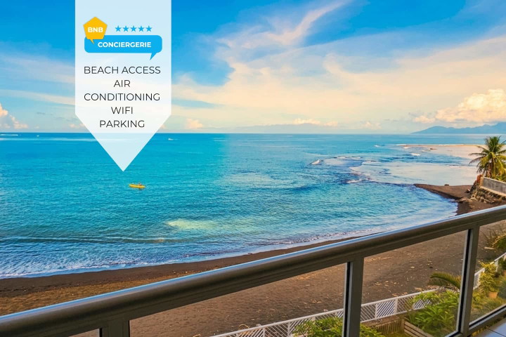Appartement Spacieux - Accès Plage - Parking -Wifi - Polynésie française