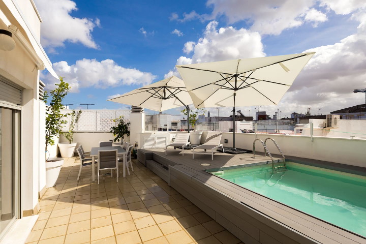 Cervantes. 2 Chambres, Terrasse Et Piscine Privée - Séville