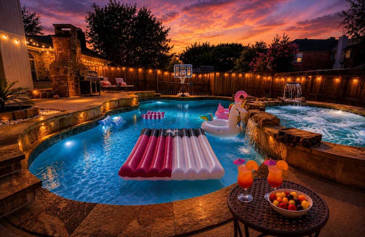 Spacious 4br Allen Home  Pool, Game Room & Bbq - Allen, TX