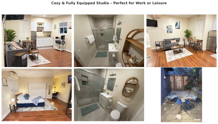 Cozy & Fully Equipped Studio - Atherton, CA