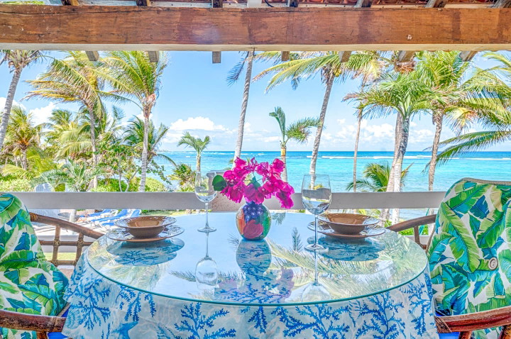 Beachfront Condo With Ac, Pool, Kayaks! - Akumal