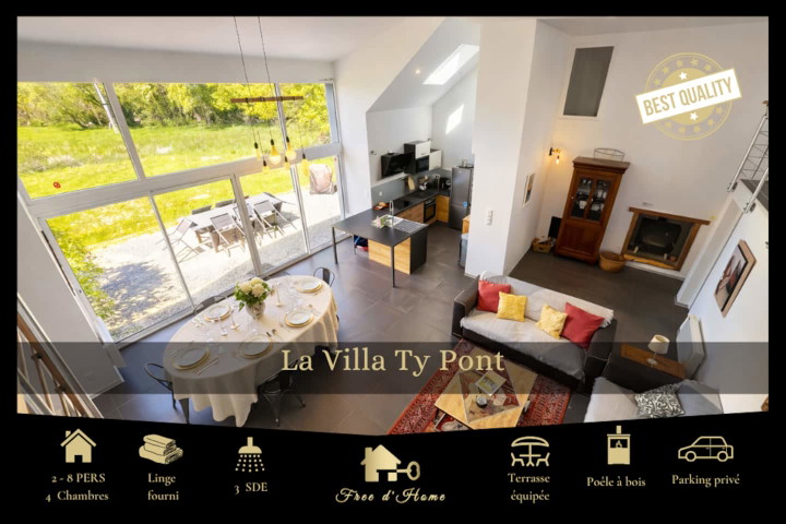 Ty-pont - Modern Villa - Parking - Garden - Beaches 5 Min Away - Moëlan-sur-Mer
