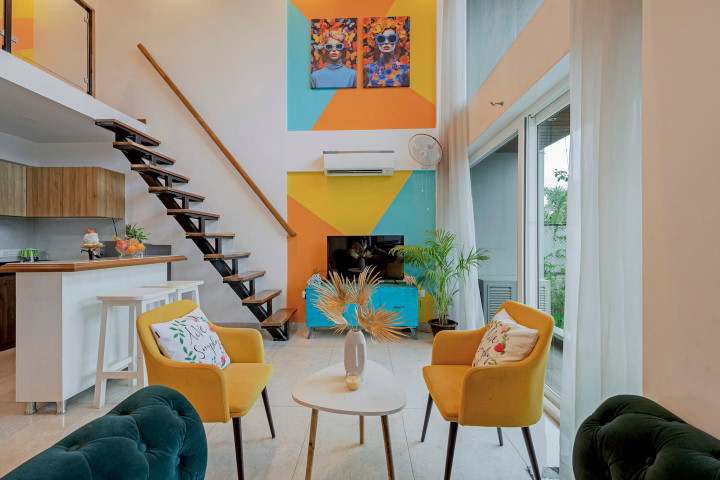 Bling By Alohagoa:1bhk Duplex W/ Pvt Garden-anjuna - Goa
