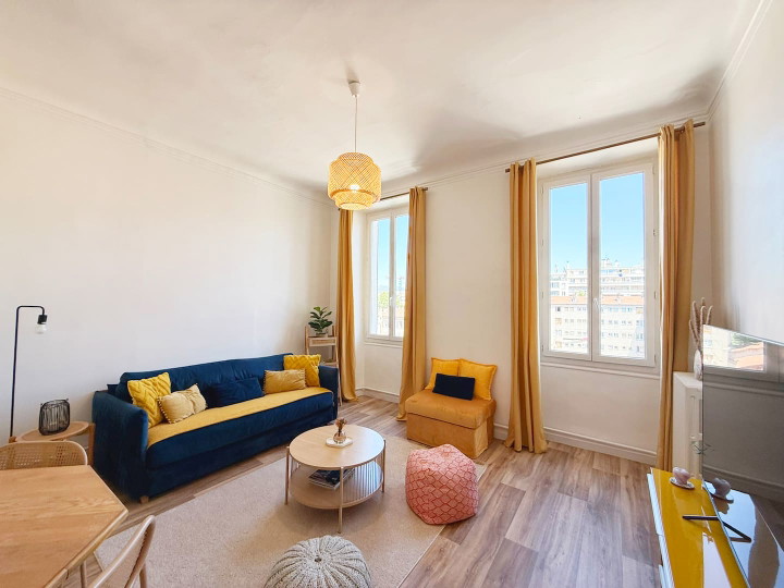Charmant Appartement Coloré - Gare - Parc et palais Longchamp - Marseille