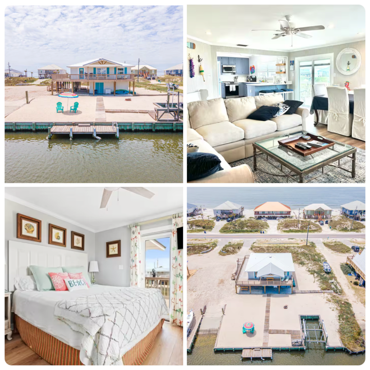 Waterfront! Gulf Views, Beach Access! - Dauphin Island, AL