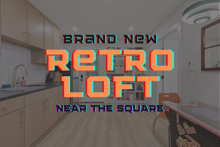 *New* Retro Loft Near The Square - Denton, TX