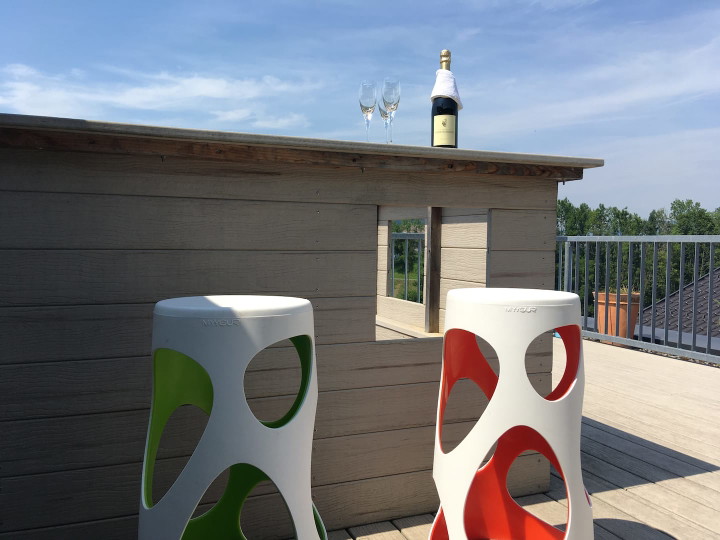 Große Sonnige Dachterrasse Mit Whirlpool - Mellau