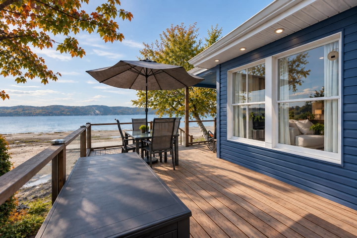 Chalet Chaleureux Avec Accès Privé à La Plage - Saguenay