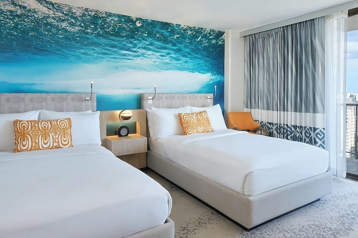 3 Units, Oceanview 2 Dbl Beds, Waikiki Beachcomber - Honolulu, HI