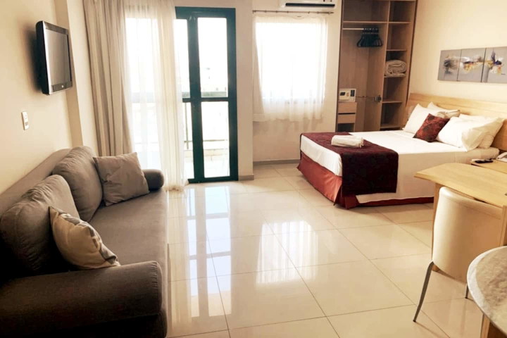 Oásis Marinho: Apartamento Studio Com Vista Do Mar - Vitoria