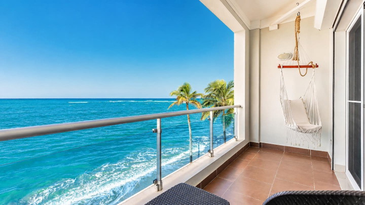 Beach Front Penthouse Center Large 2 Bedrooms - Cabarete