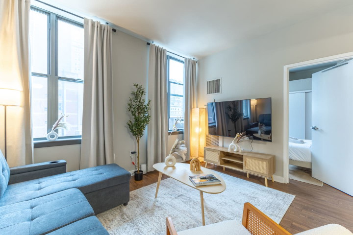 Rittenhouse Square 2br | Style Japandi Confortable | 608 - Philadelphie, PA