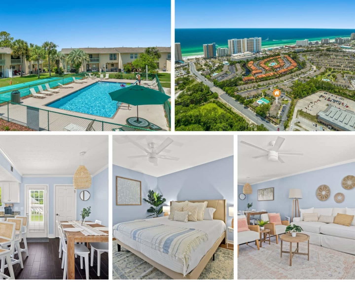 Walkable To Food & Fun  Beach-front Pool  Canal-side Home  No Pet Fee - Panama City Beach, FL