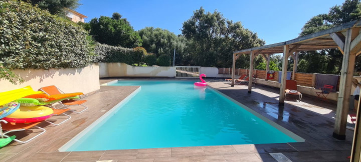 Maremuntagna Piscine Chauffée Vue Mer 7 Ch 16 Per - Korzika