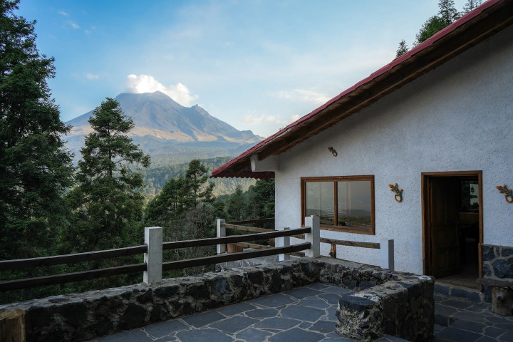 Cabaña Con Vista Espectacular Al Volcán. - Mexico