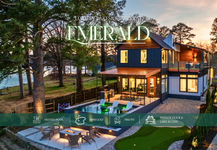Lakefront | Boat Slip | Heated Pool | Luxury Home - Lake Hamilton, AR