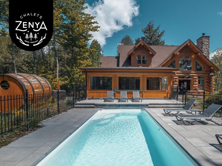 Secluded Chalet With Hot Tub, Sauna & Private Pool - Saint-Sauveur