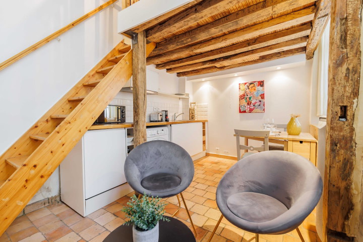 Splendid Duplex - 1br/2p - Notre-dame/st-louis Island - Paryż