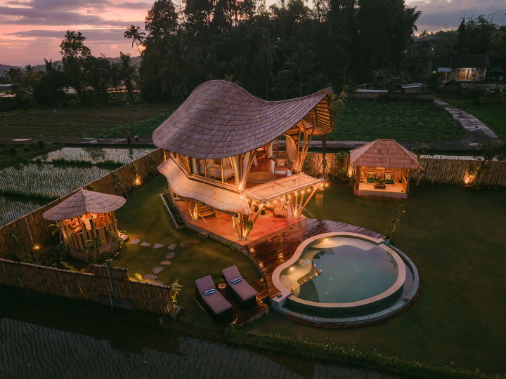 Brand New! Opening Rate! Sauca Muncan Bamboo Villa - Indonesia