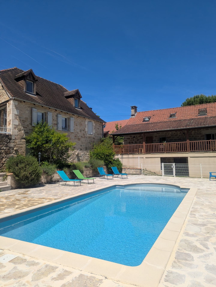 Gite Le Mazet - Piscine -2 Maisons - Meyssac - Turenne