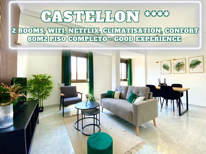 Castellon Comfort Apartment, Wifi, Netflix, Air Conditioning - Villarreal