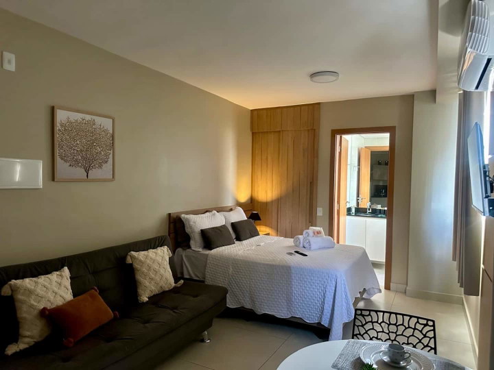 Air-conditioned, Fully Equipped Flat, 5m From Savassi. Great Location. - Belo Horizonte