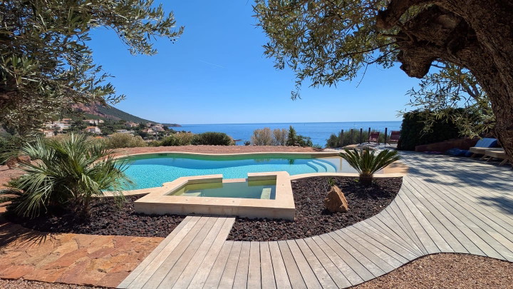 Eucalypta 5 Min à Pied De La Plage, Vue Mer 180° - Fréjus