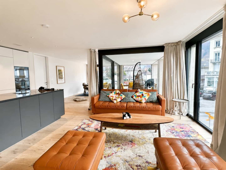Appartement De Luxe Avec Vue Sur La Jungfrau à Interlaken Ouest Climatisation - Interlaken