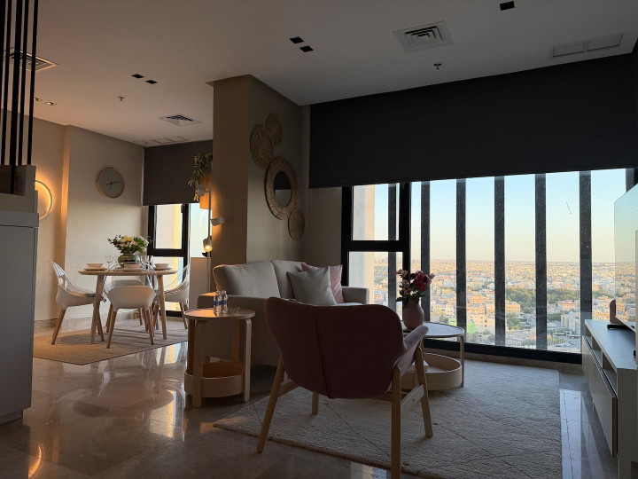 Serene High-rise | 2 Br Views & Private Terrace - Kuwait