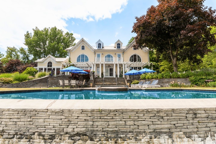 Magnifique Propriété Sur La Rivière Hudson Avec Piscine à Débordement Et Spa - Hudson, NY