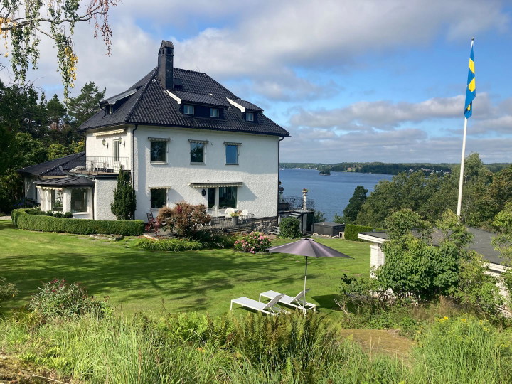Meerblick Ex-botschaftsresidenz Nahe Stockholm - Vaxholm