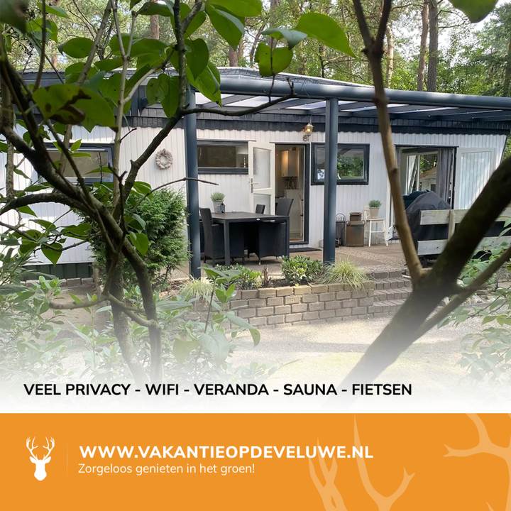 Cozy Forest Chalet With Lots Of Privacy, Central Heating And Sauna - Nunspeet