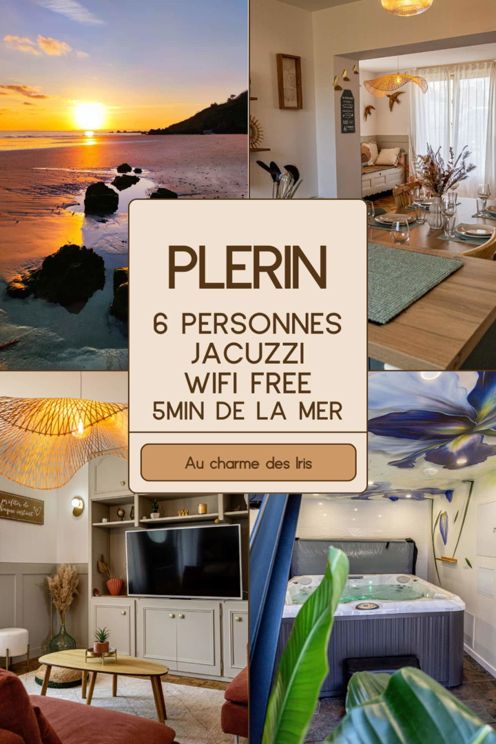 Au Charme Des Iris Tout Confort Avec Spa - Saint-Brieuc
