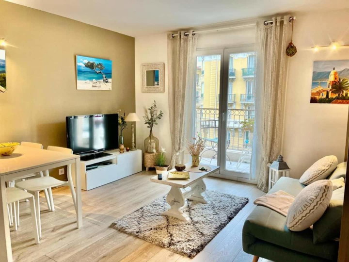 Appartement Pour 4 Personnes/climatisation/piscine/plage - Nice