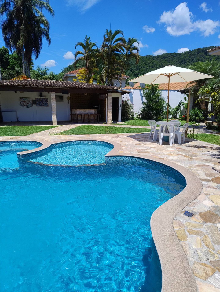 House With A Swimming Pool And Barbecue Grill - Paraty