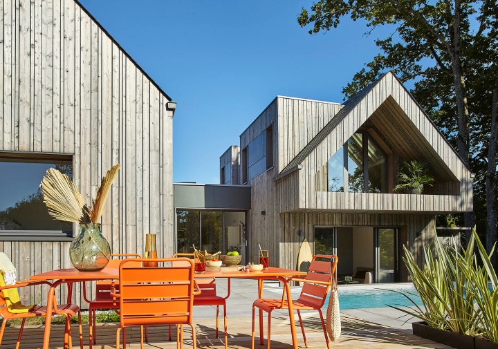 Charmante Maison Bois Avec Piscine. - Pornic