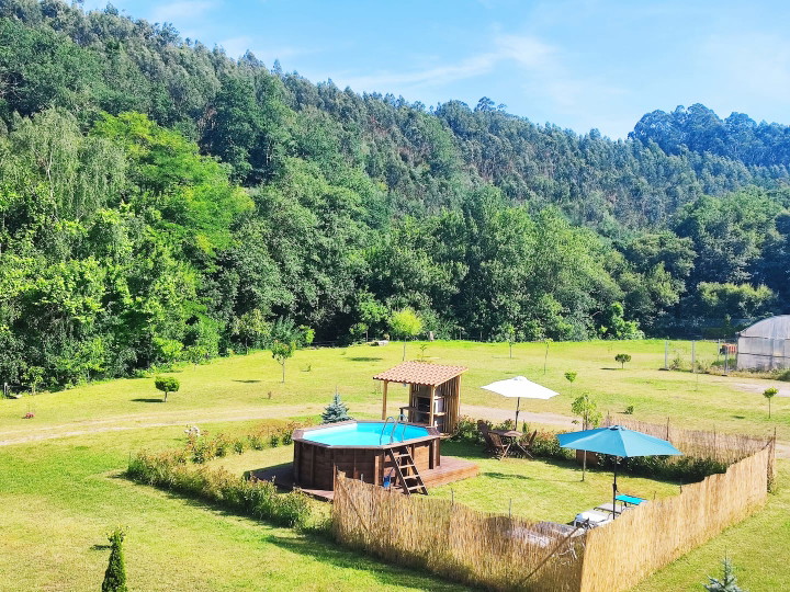 Finca Besada, Fabuloso Refugio Con Vistas Al Campo - Galicja