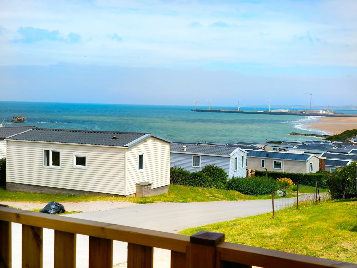 Mobile-home 6 Personnes Vue Mer, Avec Télévision - Côte d'Opale