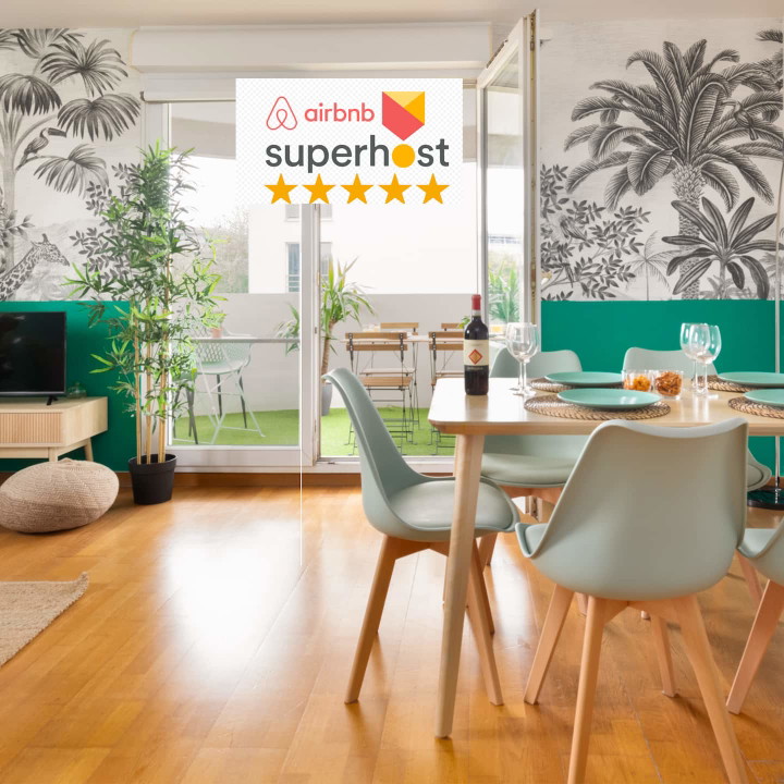 Lush House Avec Terrasse/13 Mnparis Centre+parking - Saint-Denis, France