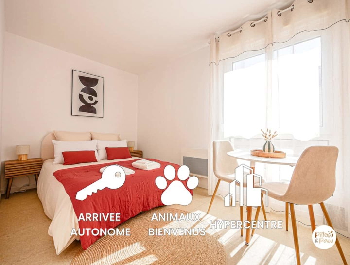 Le Shiba&nbsp;: Confortable, Hypercentre, Animaux Acceptés - Ballan-Miré