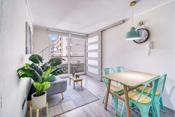Appartement Urbain Avec Piscine, Wifi Et Climatisation - Santiago