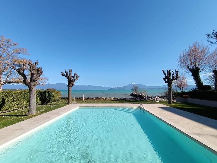 Casa Lugana 18 - Trilocale Vista Lago Con Piscina - Sirmione