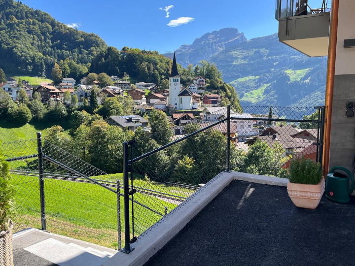 Gartenwohnung Im Bergdorf Mit 180grad Alpenblick - Stoos
