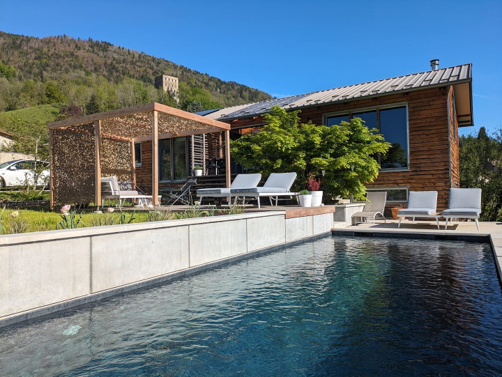 Chalet Contemporain De Montagne (Piscine - Sauna) - Allevard