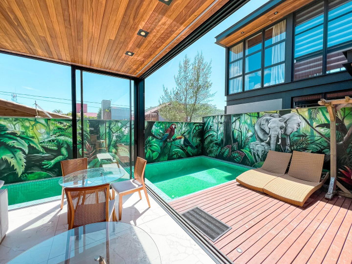 Casa Ferrugem Com Piscina 20 Passos Da Praia - Garopaba