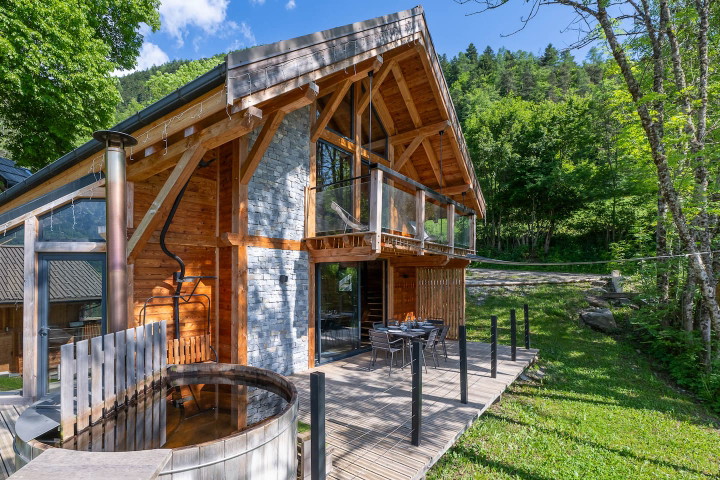 Le Tilleul Chalet With Private Nordic Bath - Saint-Léger-les-Mélèzes
