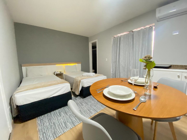 Borogodo Alto Astral Air-conditioned 2 Single Beds - Curitiba