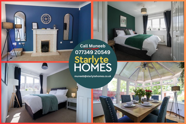 Contractors/wifi/tv/free Parking/5 Bed/3.5 Bath - Stevenage