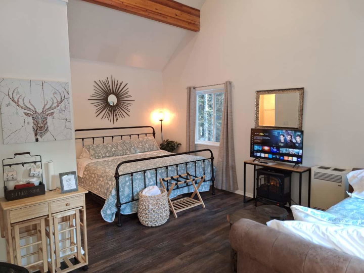 Suite Studio Romantique Avec Lit King Size - 1 Mile Pour Skier - Snoqualmie Pass, WA